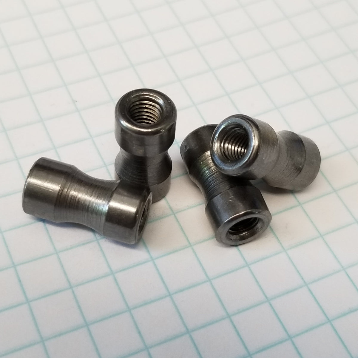 Steel Hourglass Shape Rack Boss, M5 Thread – Metal-Guru.com