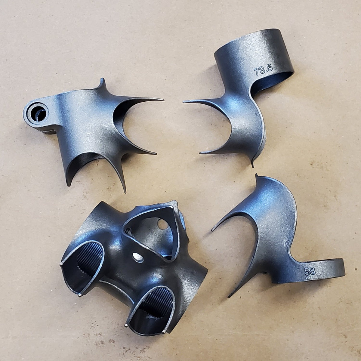 Road+/Touring/Rando, 4 Piece OS Lug Set, 36 HT – Metal-Guru.com