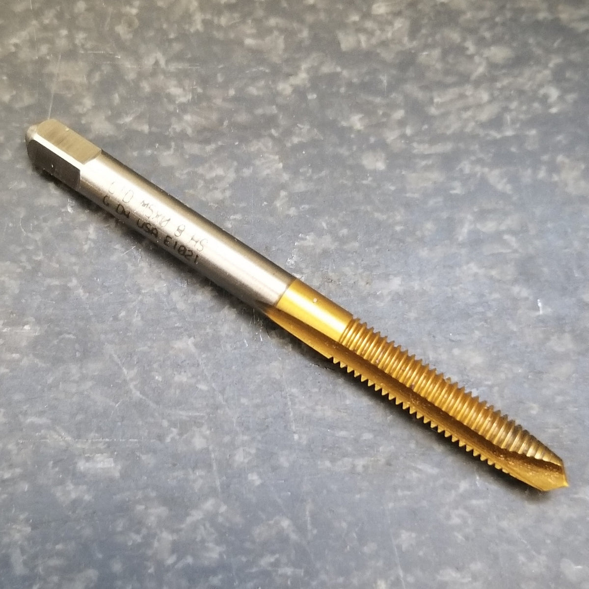 M5 x 0.8 TiN Coated Two Flute Tap – Metal-Guru.com