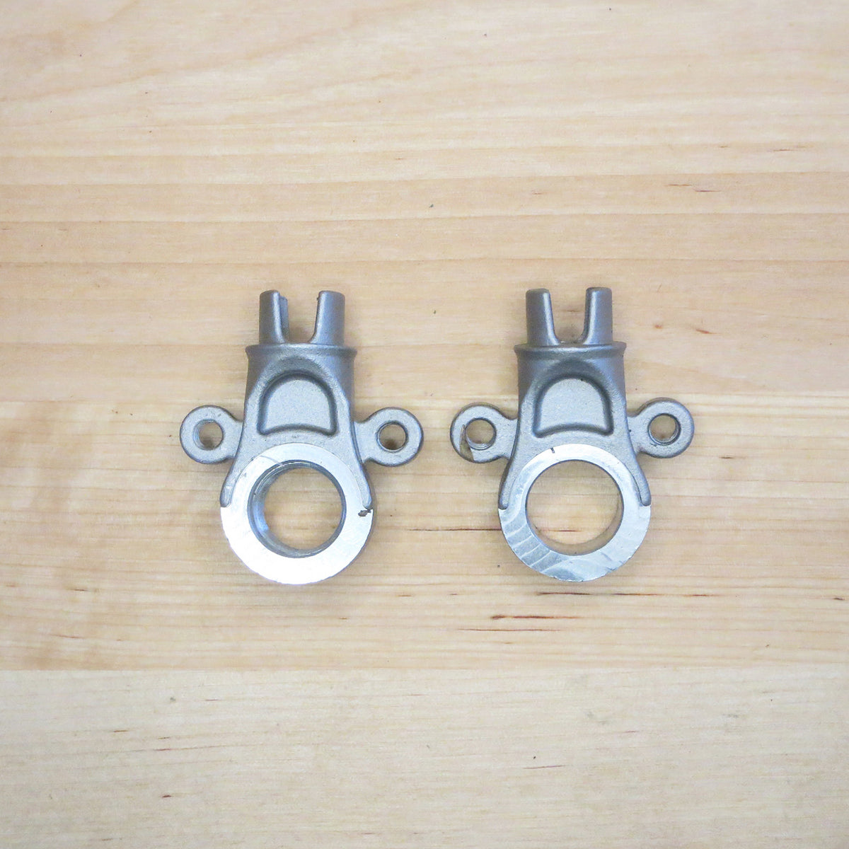 Steel Cast Thru-Axle Fork Dropouts, M15 x 1.5, 18mm OD, 2 Eyelets ...